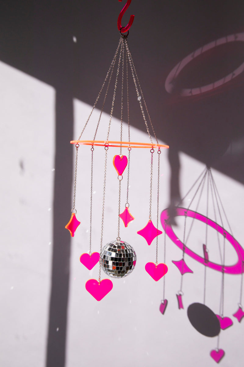 Mini Disco Mobile - Hearts and Stars – tiny deer studio