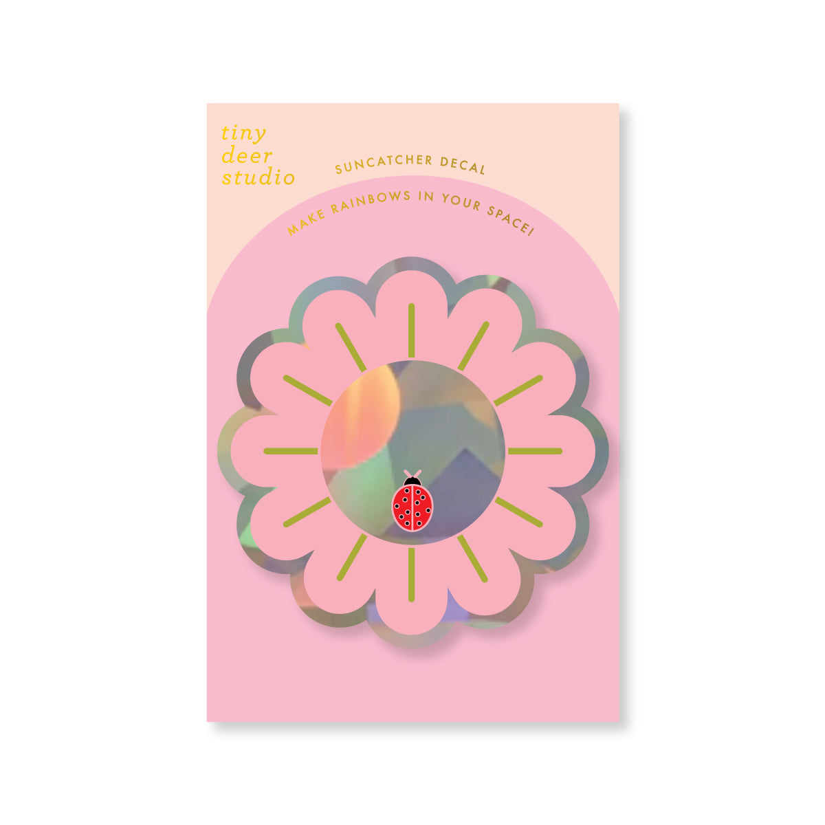 Sun Catcher Decal - Ladybug Daisy – tiny deer studio