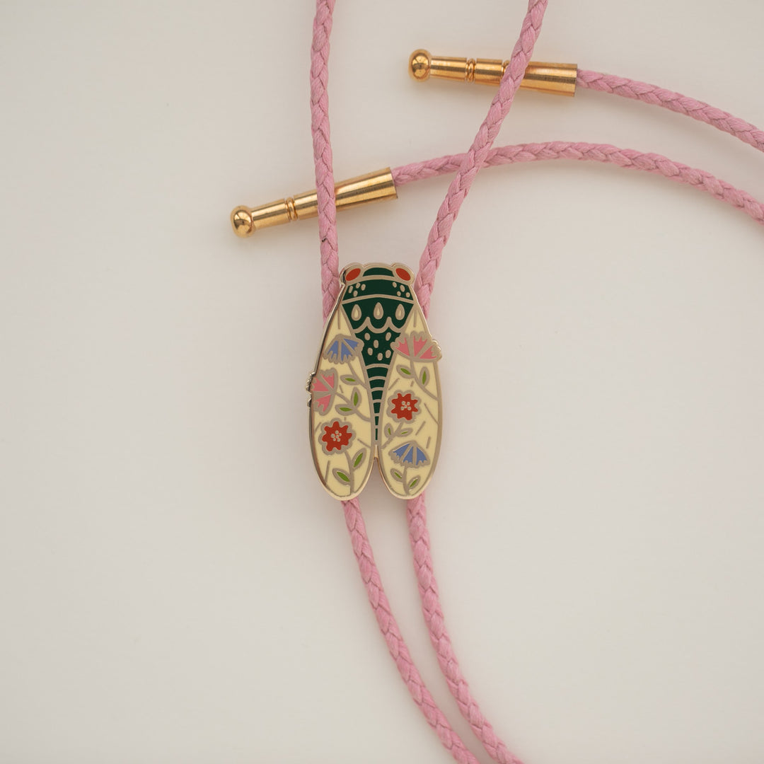 Cicada Bolo Tie with Justine Gilbuena – tiny deer studio