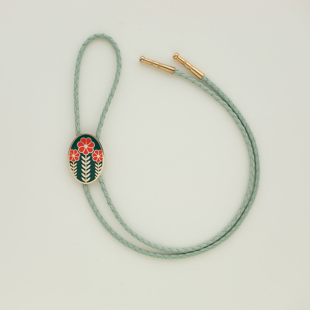 Three Flower Bolo Tie – tiny deer studio