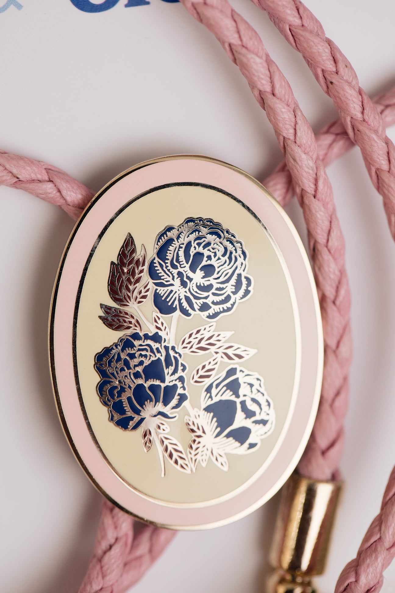 Rose Bolo Tie with Crush – tiny deer studio