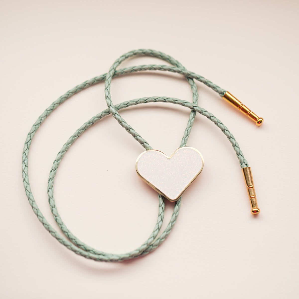 Glitter Heart Bolo Tie – tiny deer studio